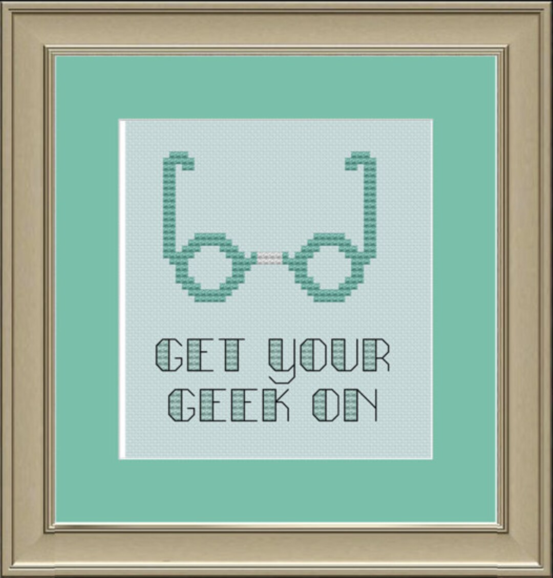 Get Your Geek On: Cross-stitch Pattern - Etsy