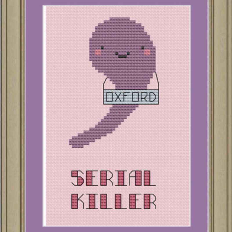 Serial Killer Cross Stitch - Etsy