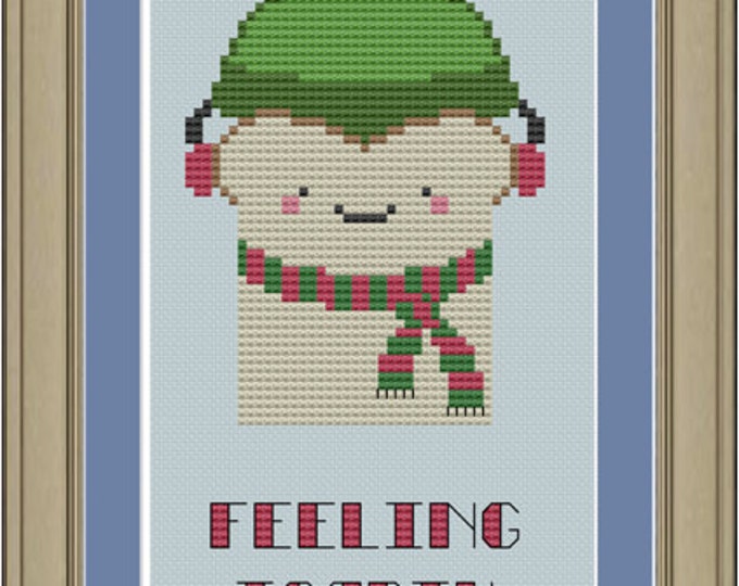 Feeling Toasty: Cute Cross-stitch Pattern - Etsy