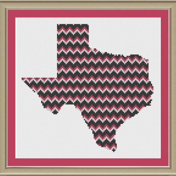 Chevron Texas - Etsy