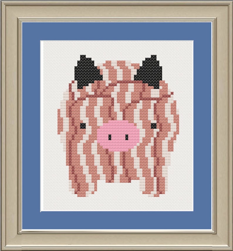 Bacon Pig: Funny Pig Cross-stitch Pattern - Etsy