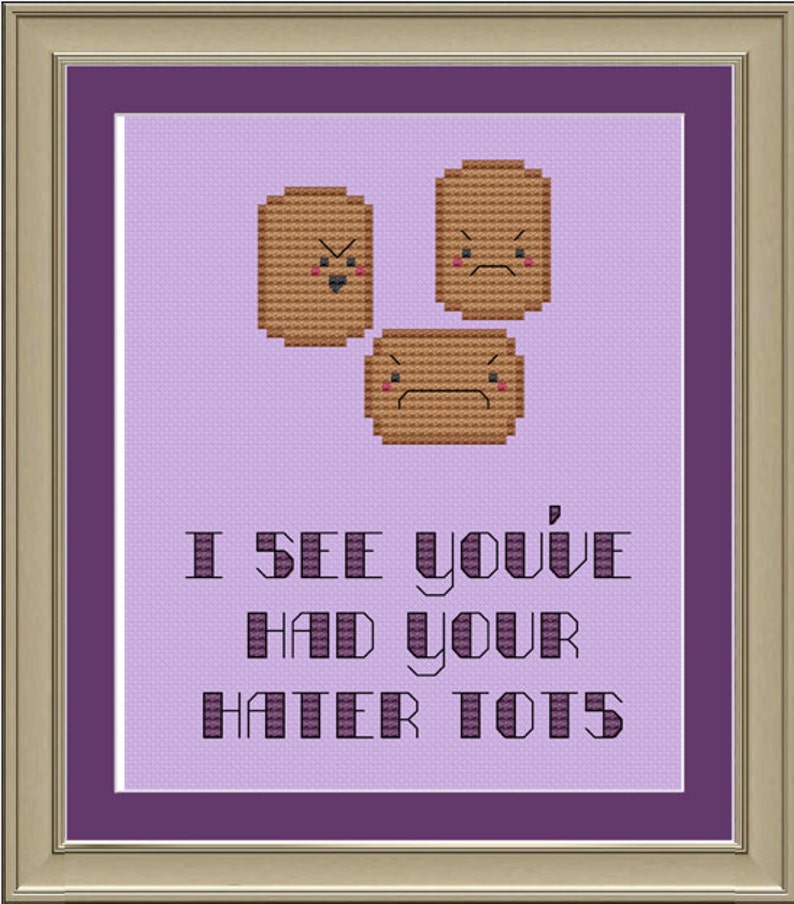 I See You've Had Your Hater Tots: Funny Tater Tot | Etsy