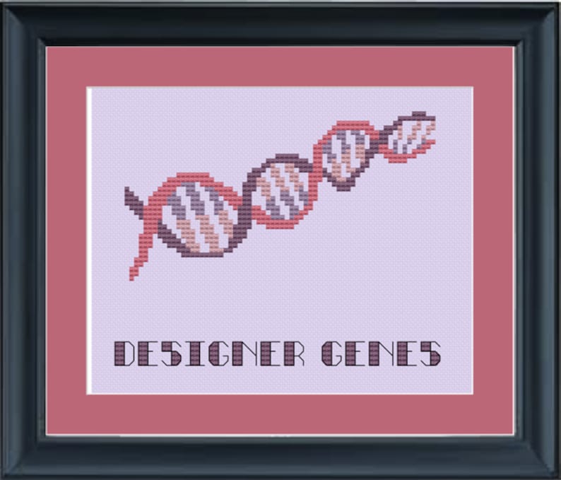Designer Genes: Cross-stitch Pattern - Etsy