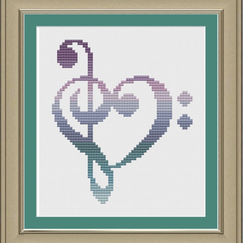 Bass Clef Pattern - Etsy