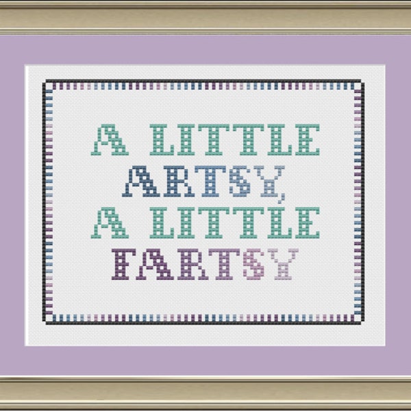 Artsy Cross Stitch - Etsy