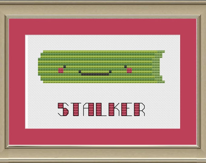 Stalker: Cute Celery Cross-stitch Pattern - Etsy