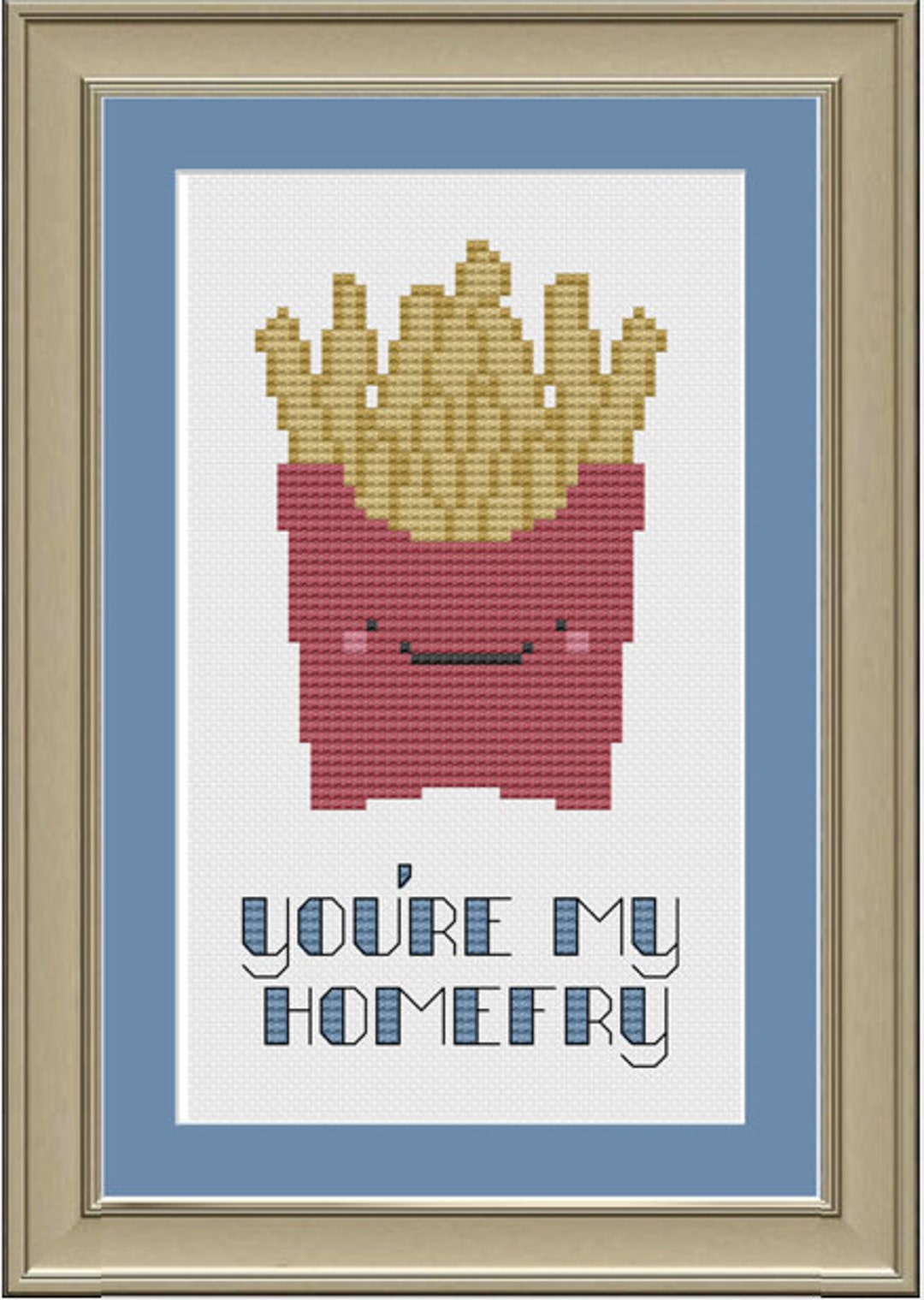 You're My Homefry: Funny French Fry Cross-stitch Pattern - Etsy