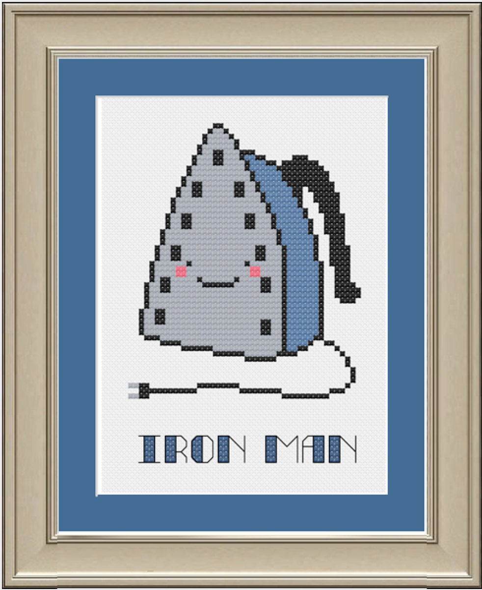 Iron Man: Funny Cross-stitch Pattern - Etsy
