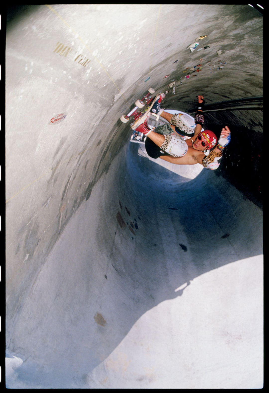 Steve Alba Skateboarding on the Ceiling Eighties - Etsy