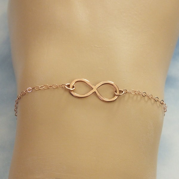 Rose Gold Infinity - Etsy