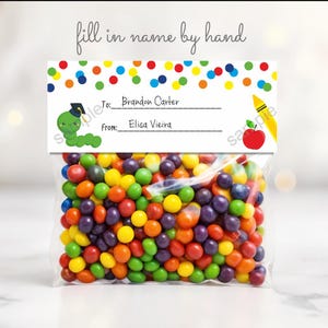 PRE-K Graduate 2025 Treat Bag Topper: Candy Bag Topper. Printable, 5" X ...