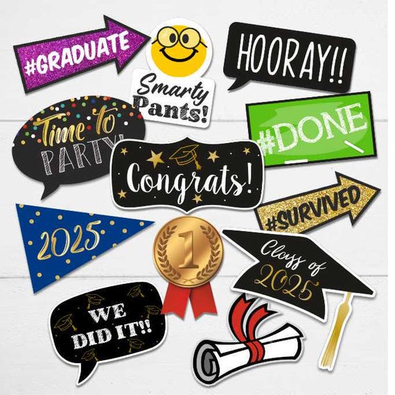 Printable Graduation Props