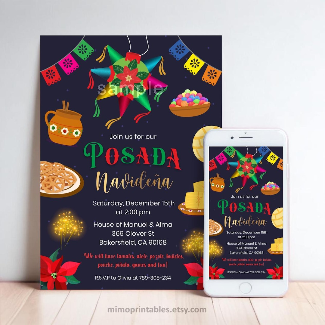 Posada Mexicana | Fiesta Navideña Christmas Party | Mexican Tradition ...