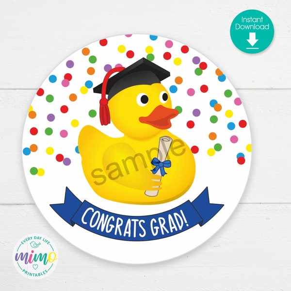 Graduation Duck Tag - Etsy