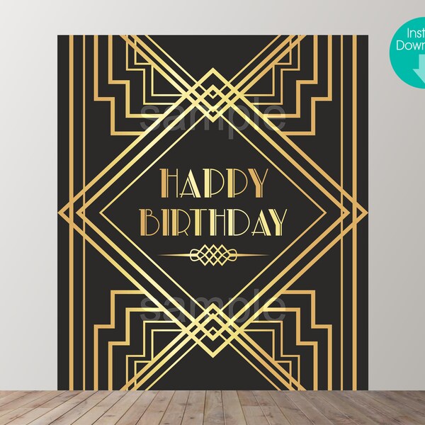 Great Gatsby Backdrop - Etsy