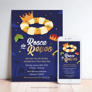 Rosca De Reyes | King's Day | Reyes Magos | Printable & Digital File ...