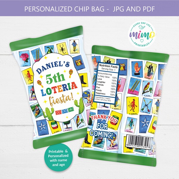 Loteria Favor Bags - Etsy