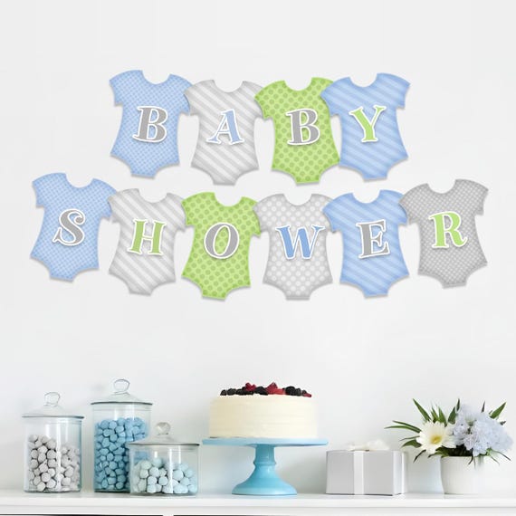 Printable Baby Shower Onesie Banner Onesie Banner Clip Art – Free