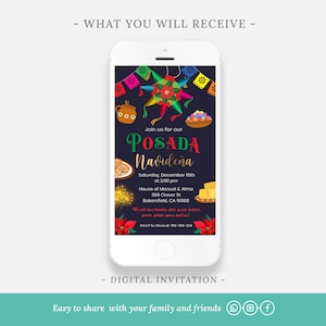 Posada Mexicana | Fiesta Navideña Christmas Party | Mexican Tradition | 5" X 7" | Needs ...