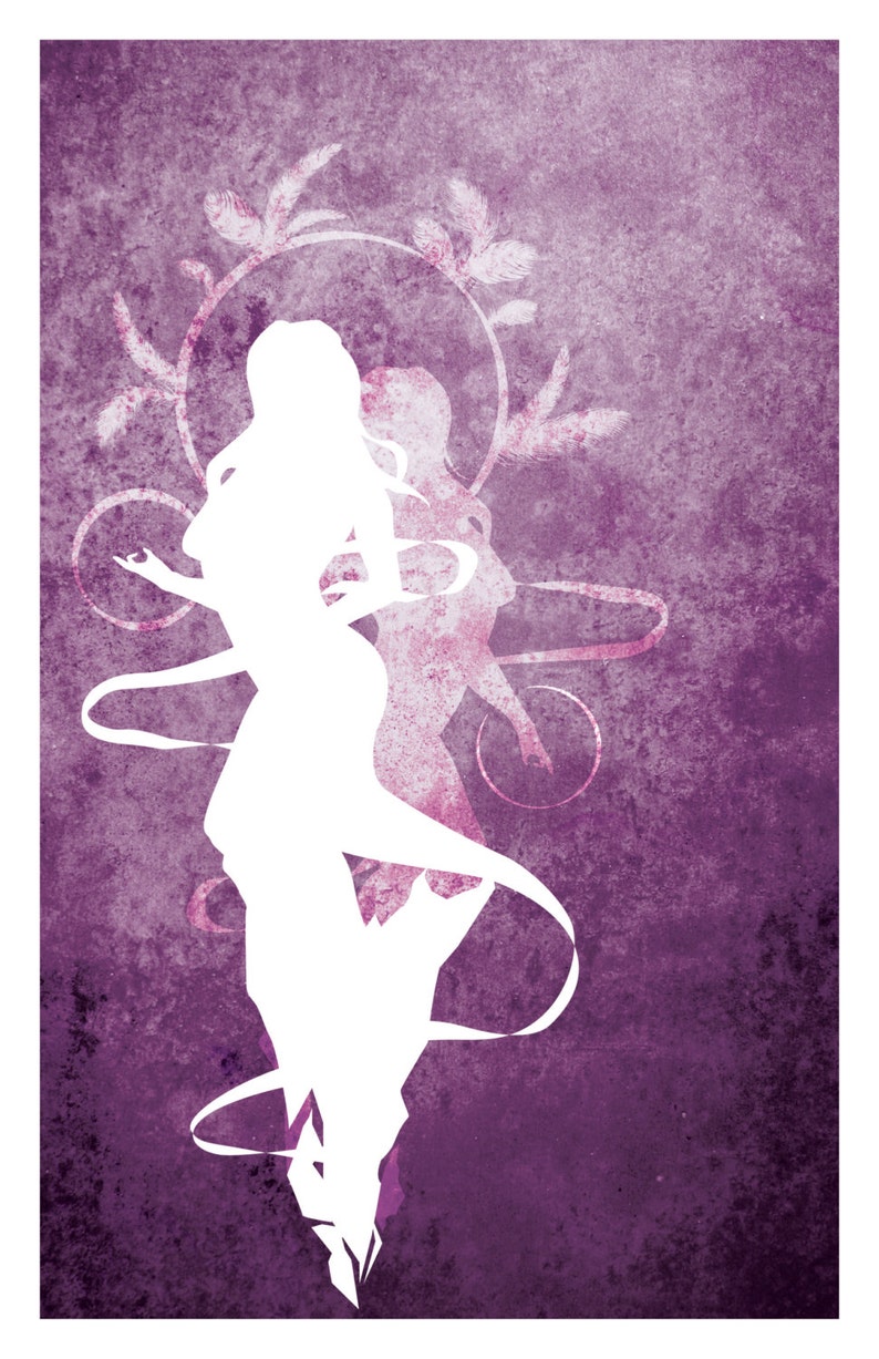 Lyssa: Guild Wars Minimalistic 11 X 17 Gods of Tyria Print - Etsy