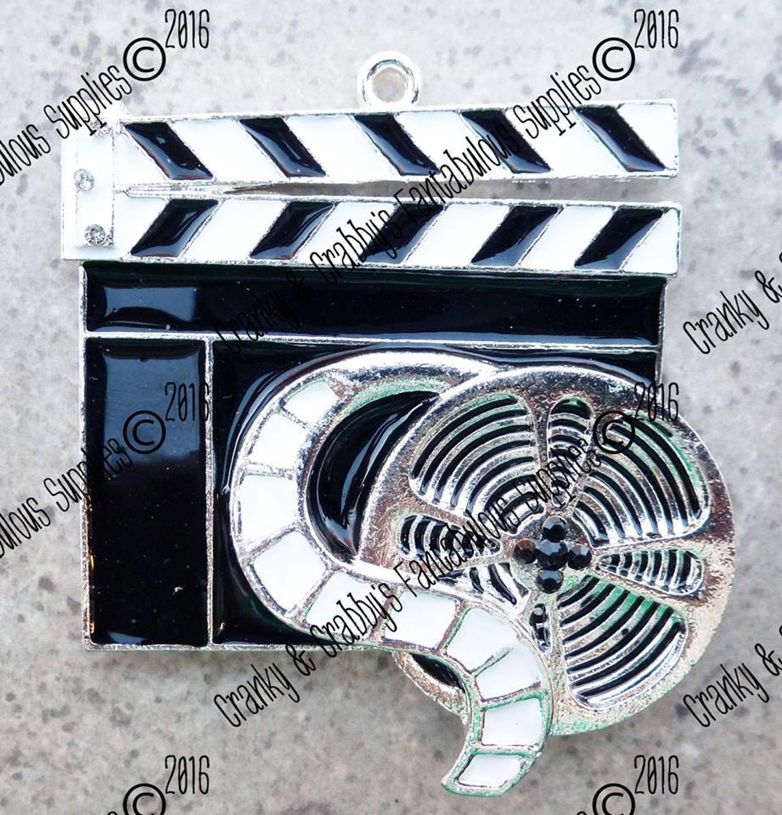 Original Custom Design Movie Film Scene Marker Enamel Pendant - Etsy