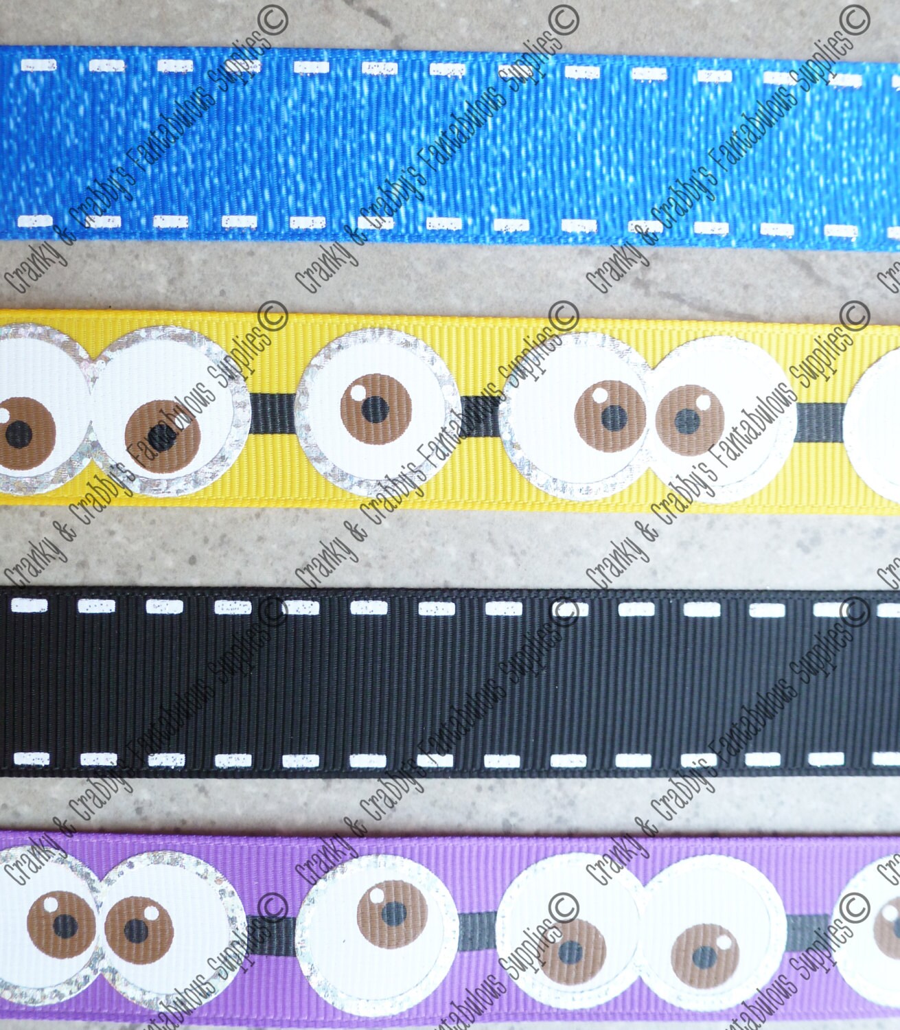 7/8 Funny Little Monsters US Designer Printed Ribbon - Etsy