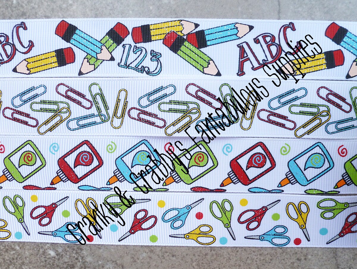 7/8 Back to School Supplies Glue Pencil Scissors | Etsy