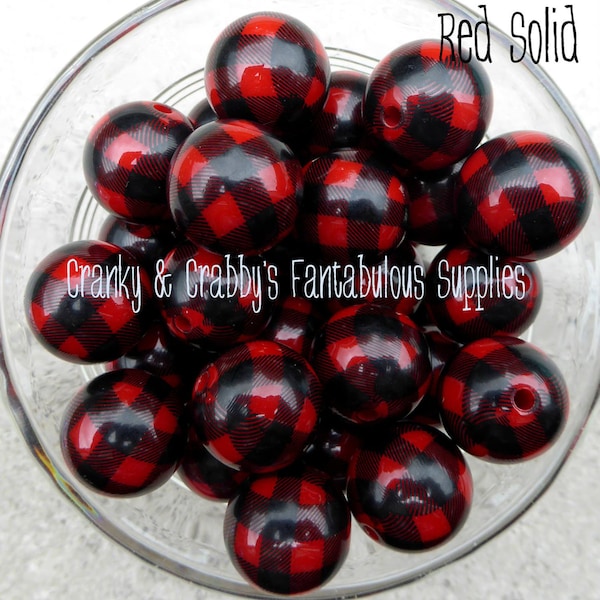 Buffalo Check Beads - Etsy