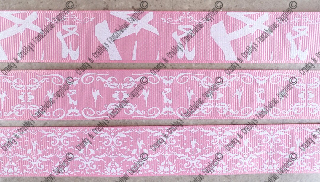 CLEARANCE 7/8" Damask Ballerina Collection - Pink - Ballet - US ...