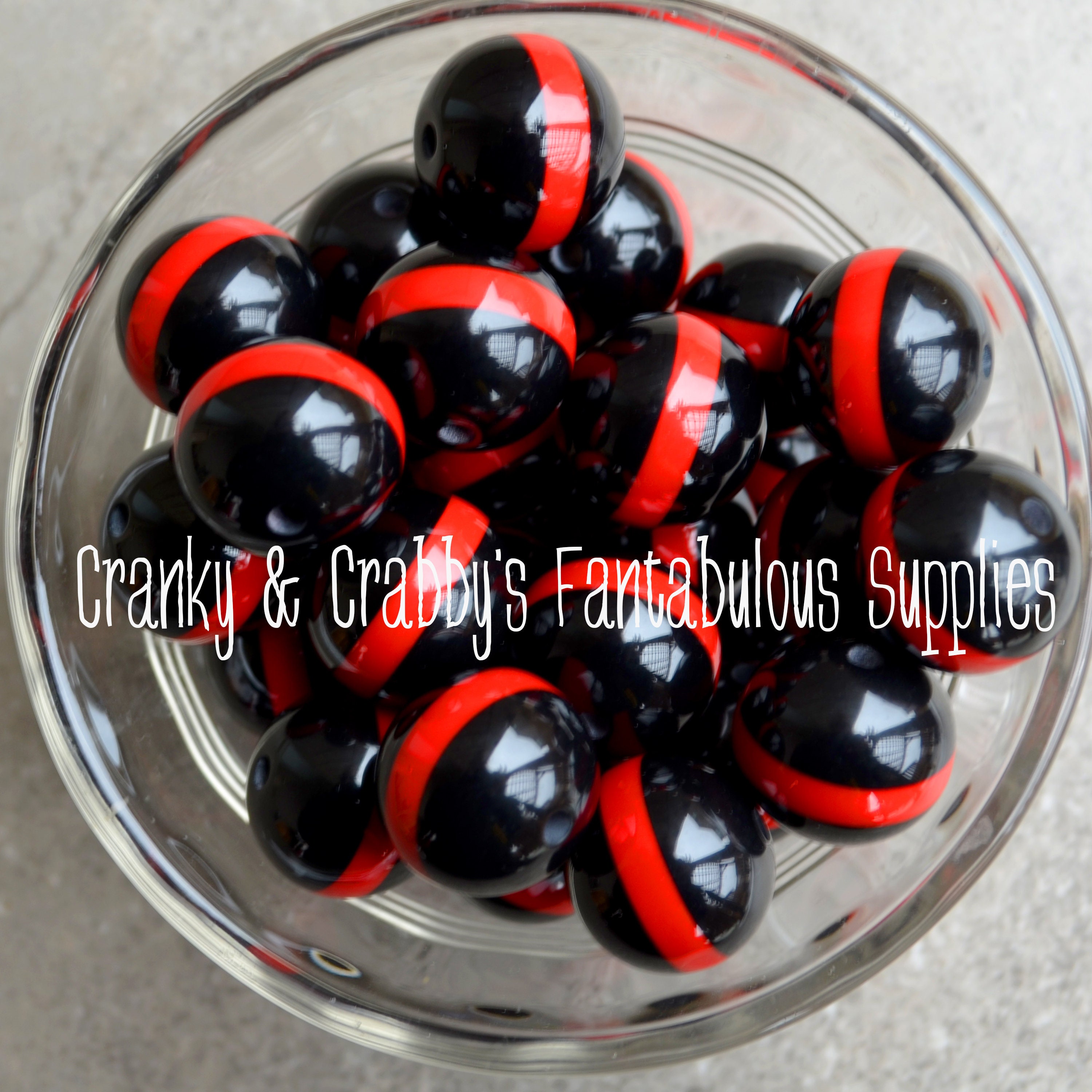 Gumball Strand Red And White