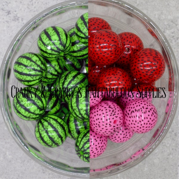 Watermelon Beads - Etsy