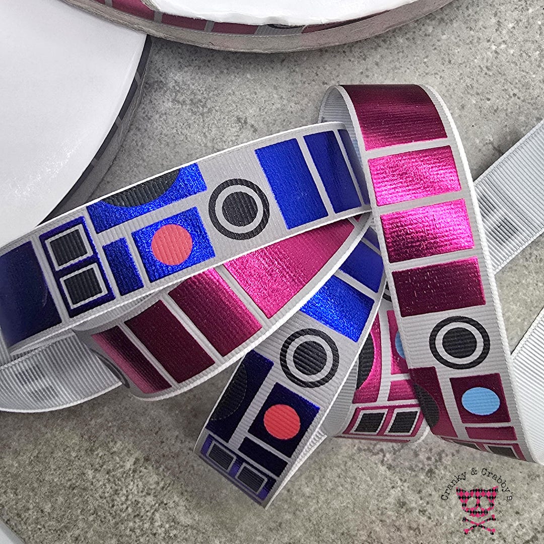 V 7/8" Droids Collection - 3 Legged Robot - Blue or Pink - US Designer ...