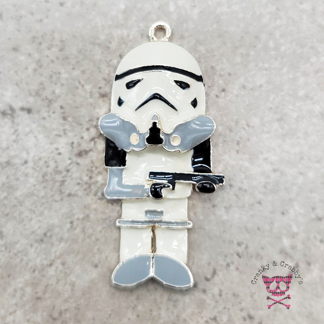 PP Space Trooper Enamel & Rhinestone Pendant - 54mm X 25mm - Etsy