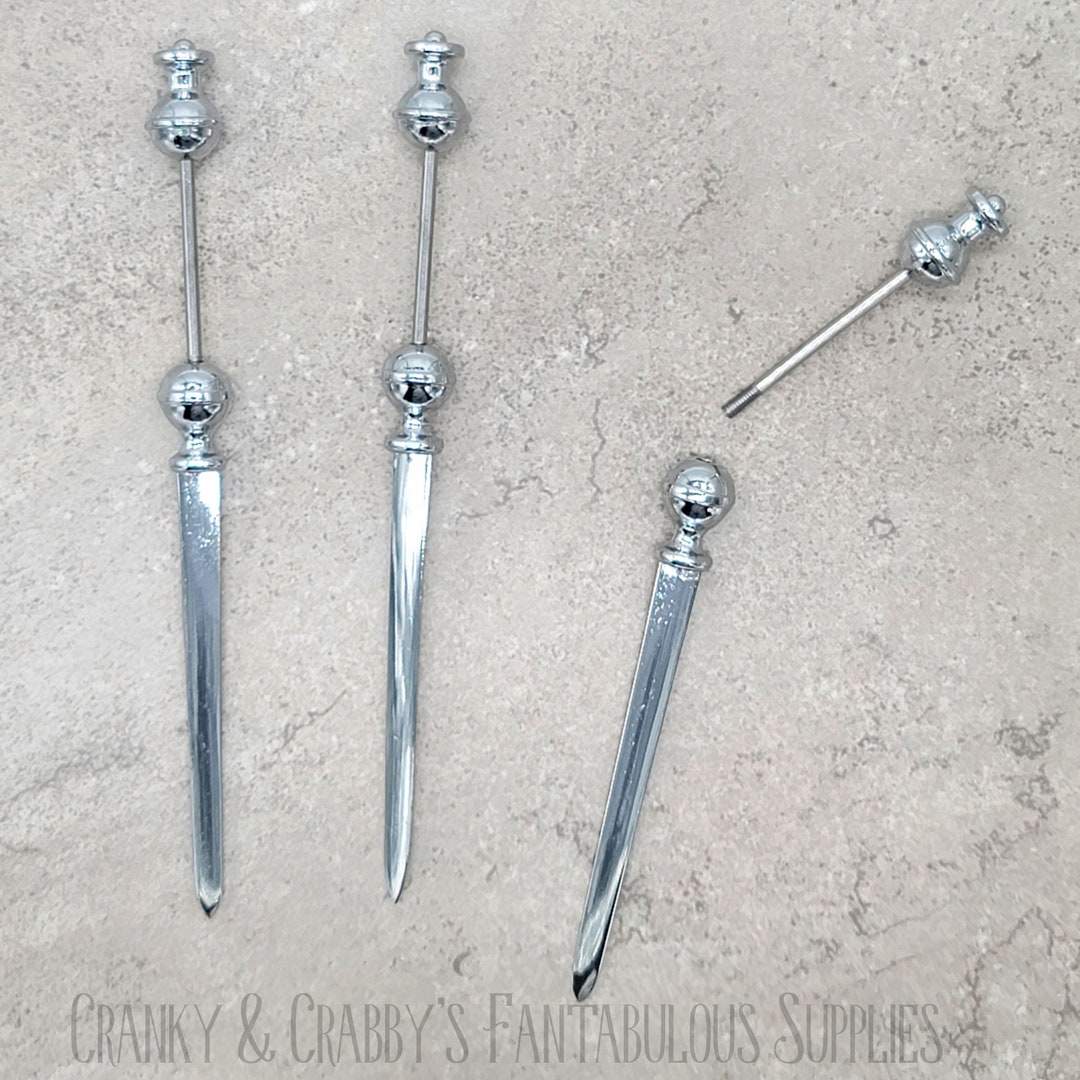 Beadable Blanks Letter Opener Silver Add Beads Fit Bead With 1.75mm ...