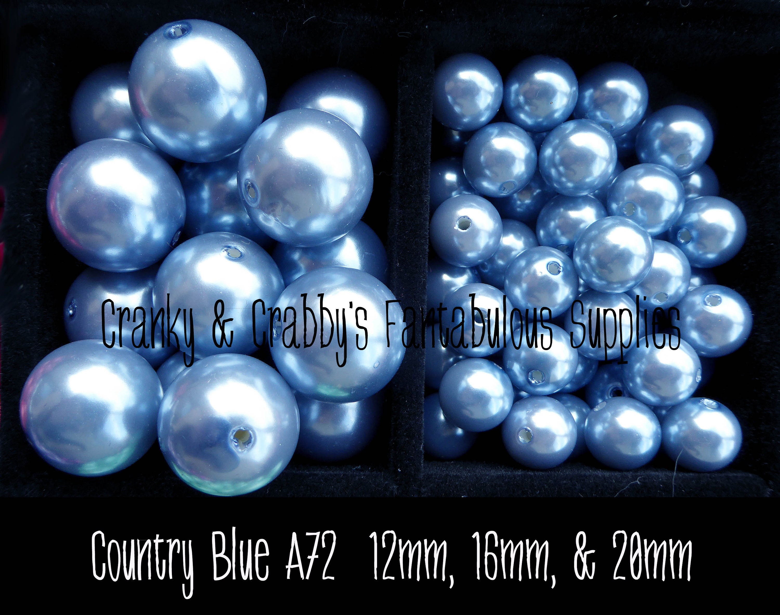 12mm Pearl Beads Chunky Necklaces Set of 30 36 Color - Etsy