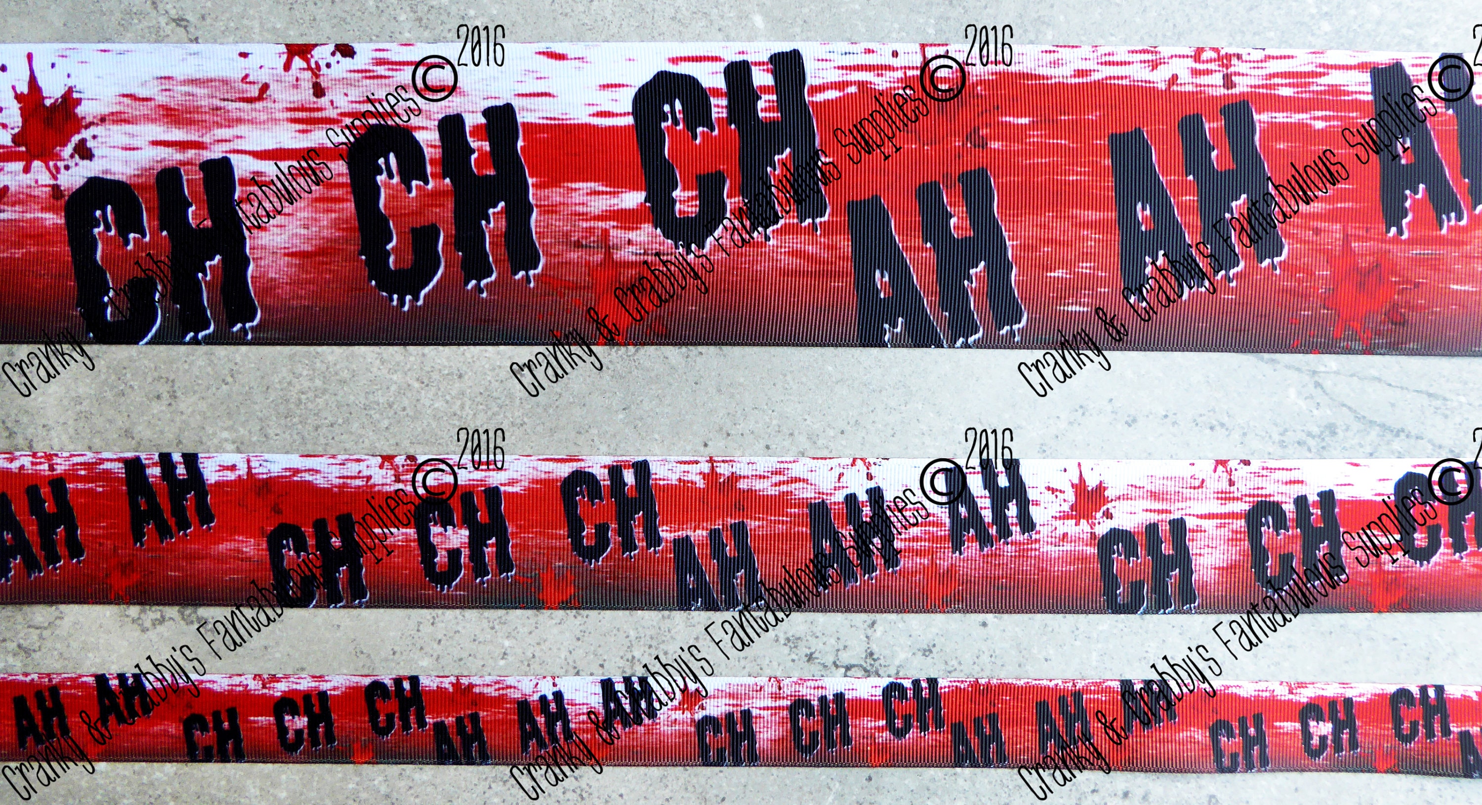 Ch-ch-ch-ah-ah-ah Horror Show Movie Ribbon US Designer - Etsy Norway