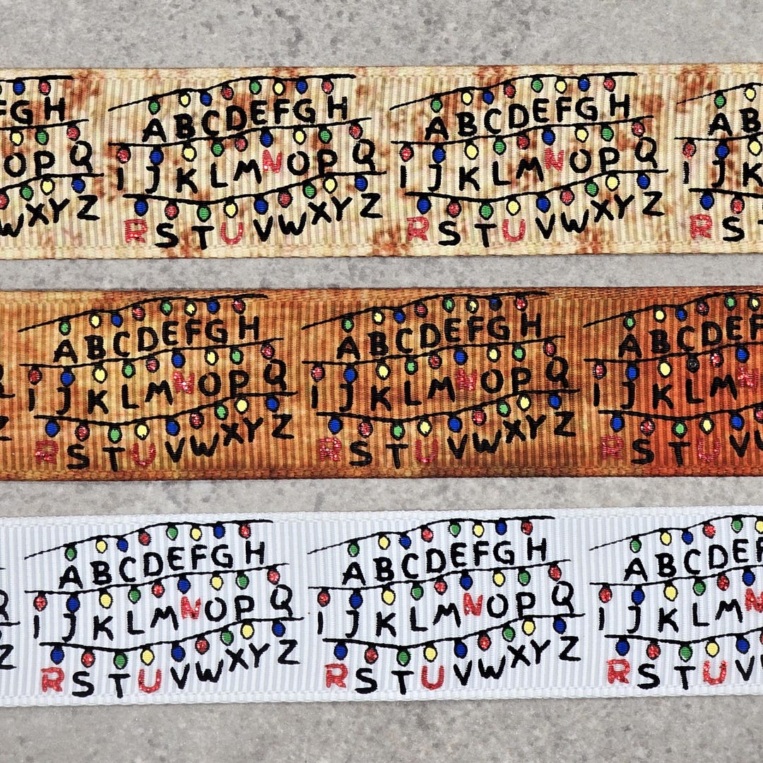 V Strange Letters - Screen Print - 1980's Retro - Single or Double Side ...