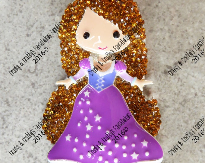 Original Design Rapunzel Redux Rhinestone Pendant GLOW in - Etsy