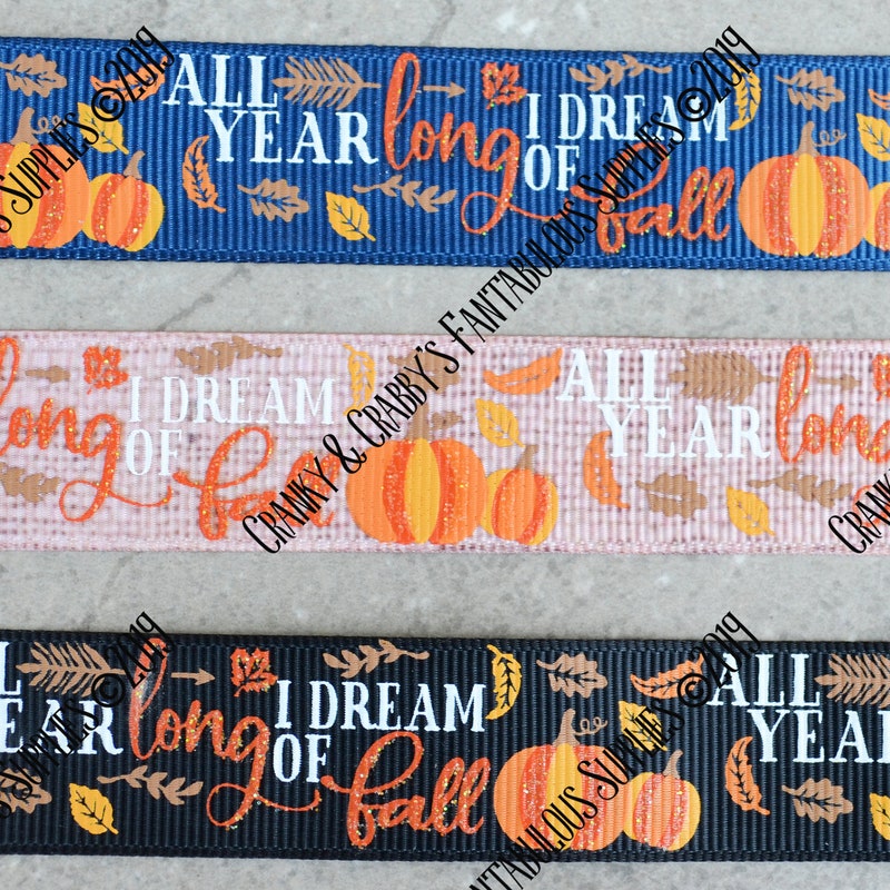 Fall Ribbon - Etsy