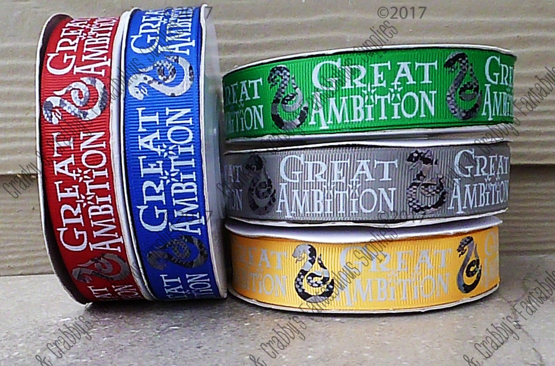 V 7/8" Great Ambition - Snake House - Boy Wizard Inspired - US Designer ...