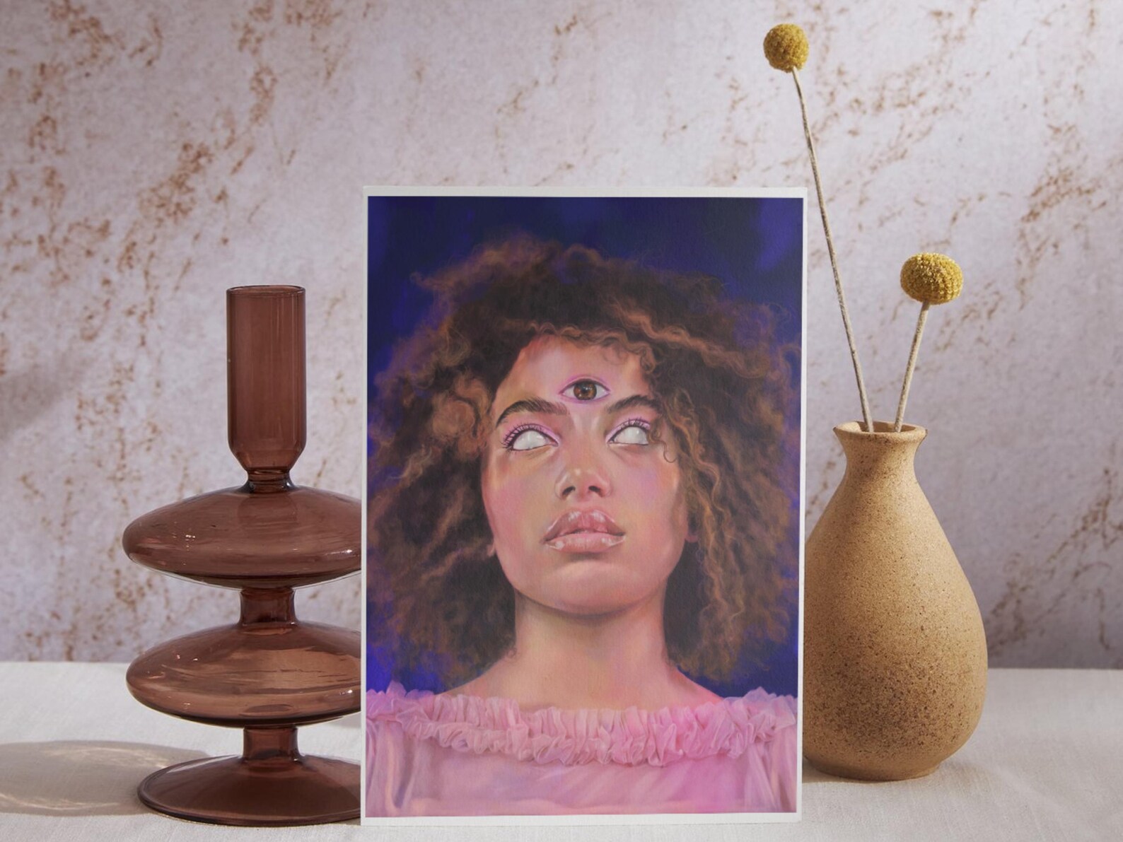 Open Your Eyes Art Print Third Eye, Whimsigoth Decor, Fantasy Art ...