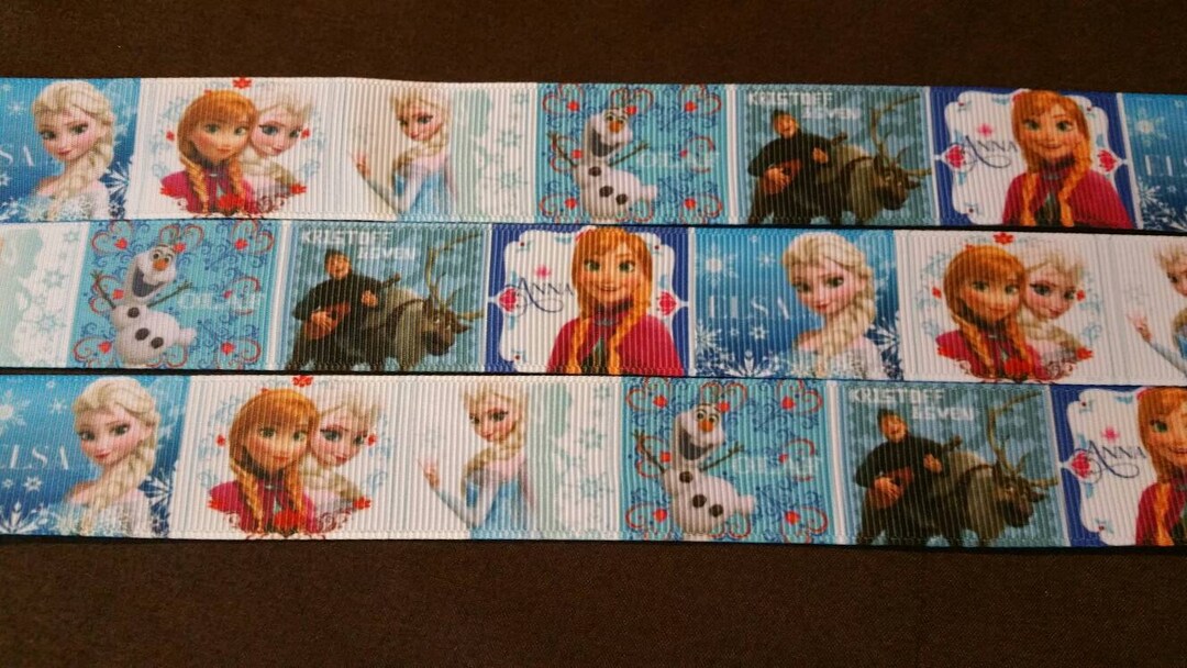 Frozen Ribbon, Olaf Ribbon, Disney Frozen Ribbon, Anna & Elsa Ribbon ...