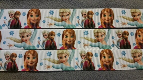 Frozen Ribbon Olaf Ribbon Disney Frozen Ribbon Anna & Elsa | Etsy
