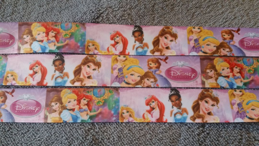 Princess Ribbon, Disney Inspired Ribbon, Ariel Ribbon, Cinderella ...