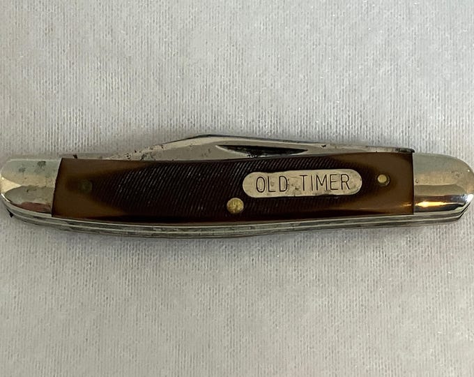 Old Timer Schrade 108OT USA Pocket Knife - Etsy