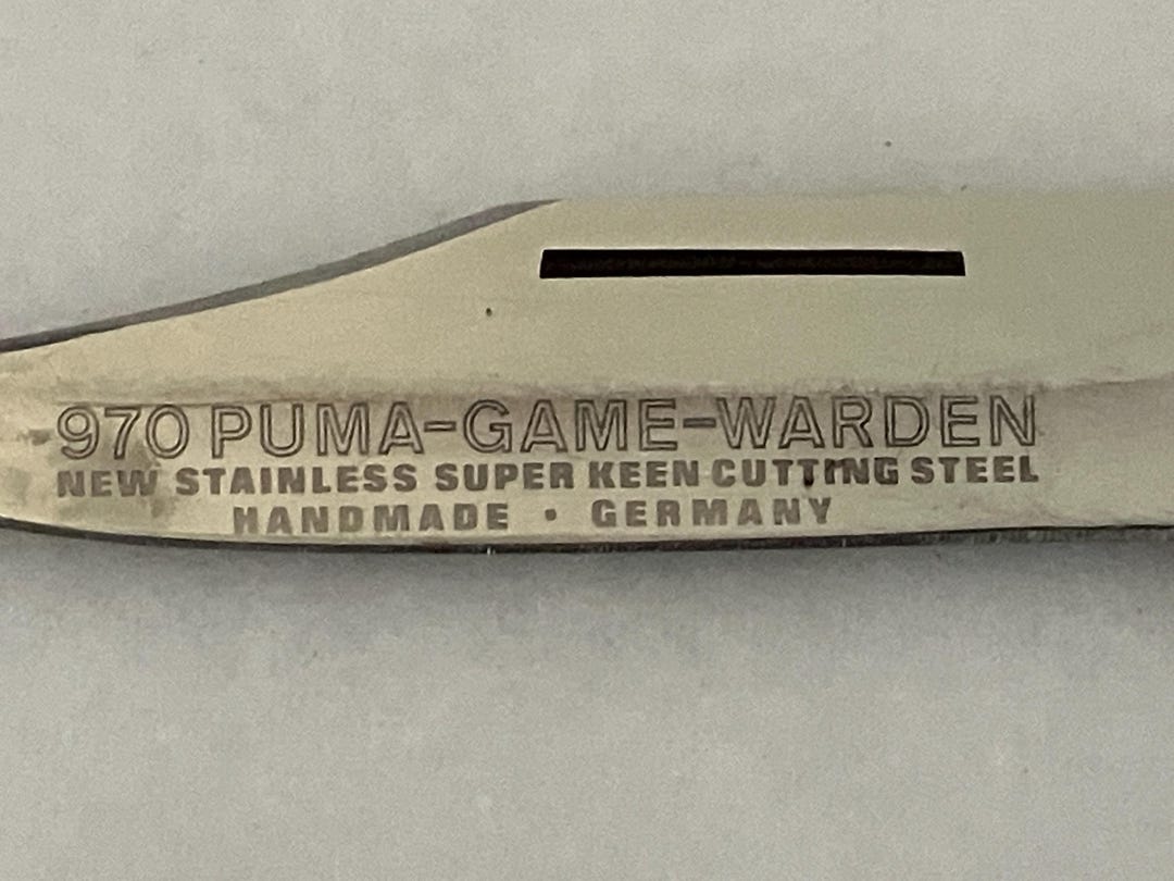 Puma 970 Game Warden Handmade Germany - Etsy