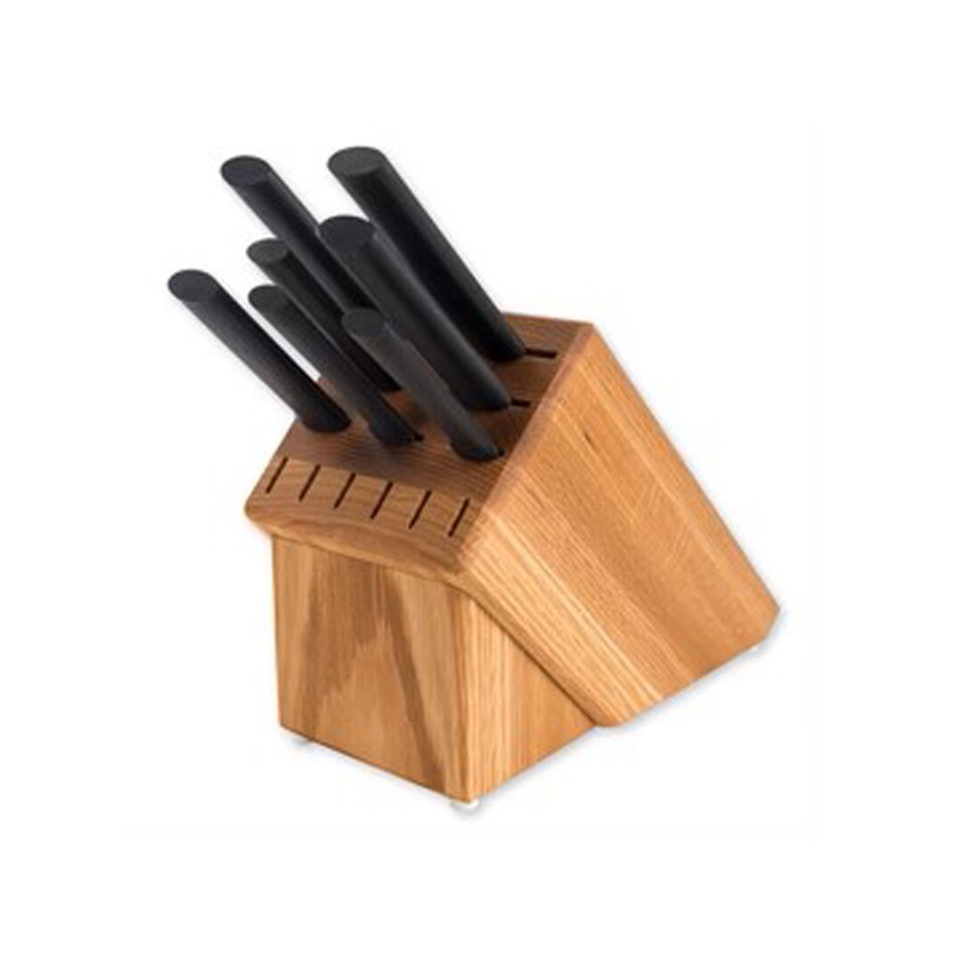 Rada Cutlery Essential Oak Block Set of 7 Knives - Etsy