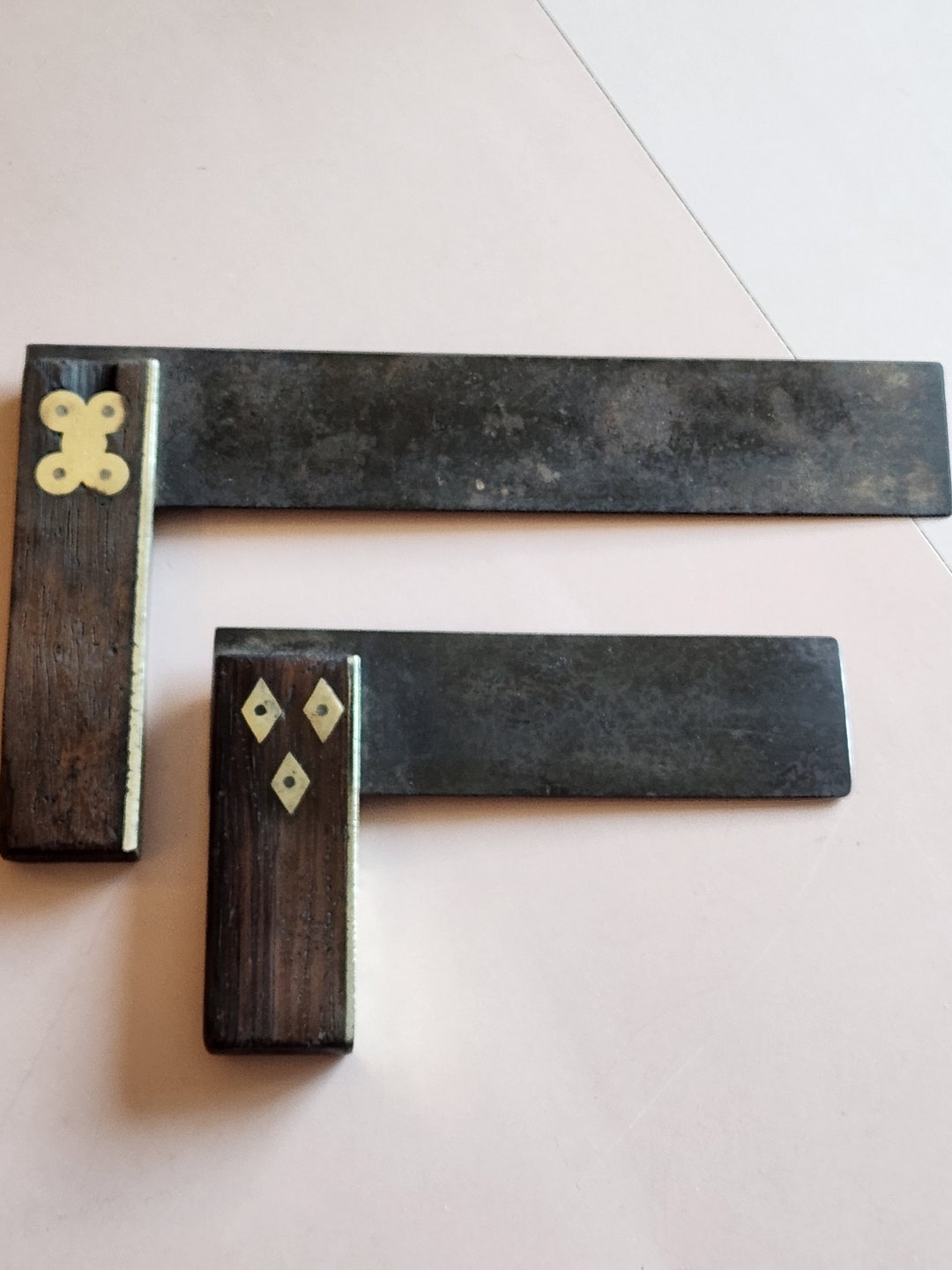 Antique Squares, Rosewood and Brass Bound 2 Sizes. - Etsy