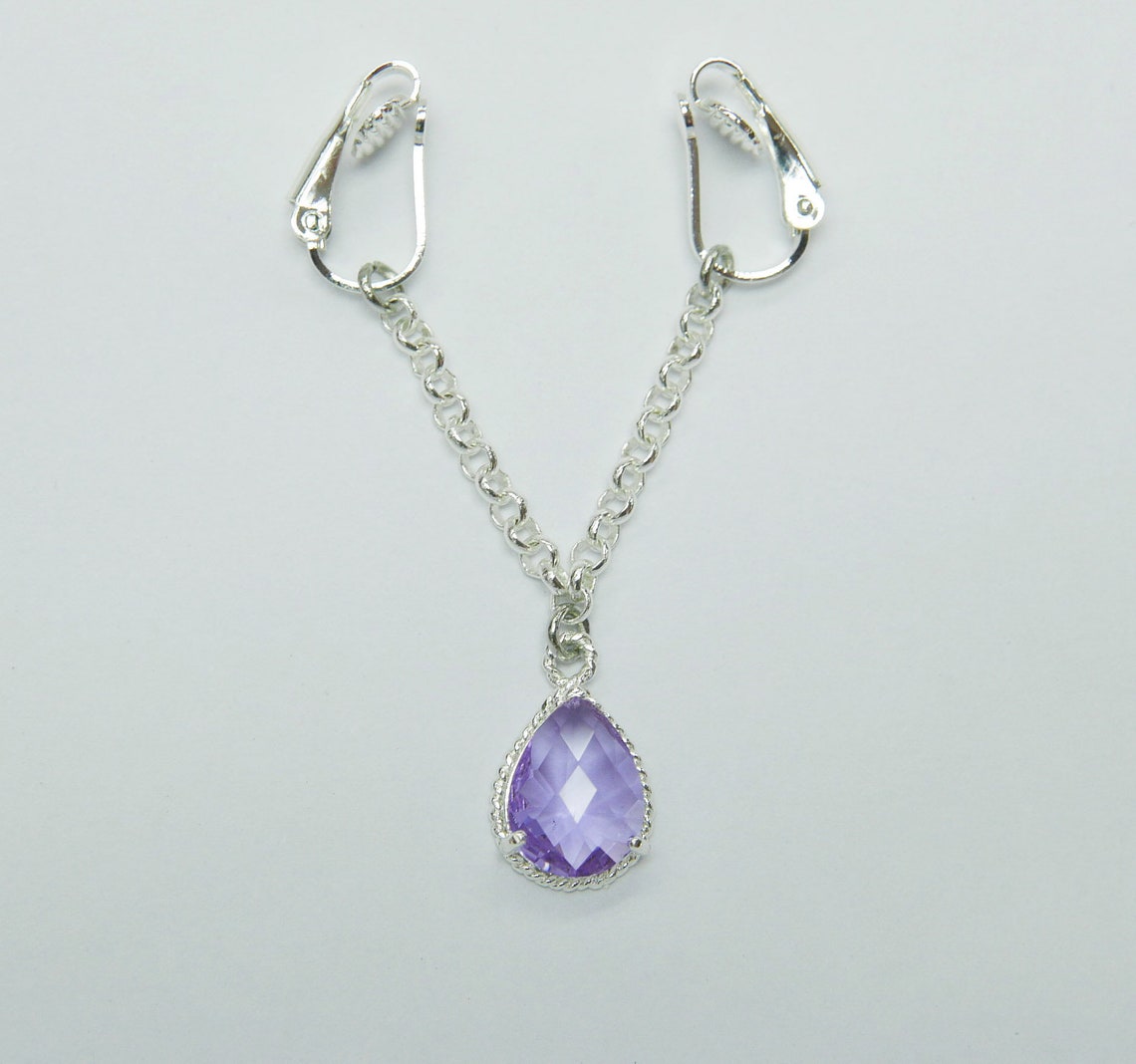 Silver Labia Clip Intimate Dangle Jewelry Clitoral Jewelry - Etsy