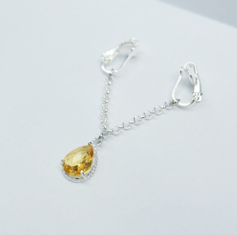 Silver Labia Clip Intimate Dangle Jewelry Clitoral Jewelry - Etsy